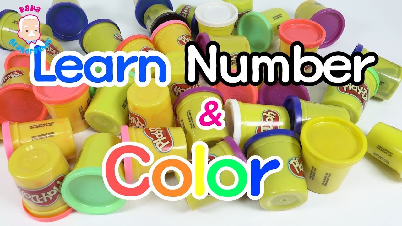 Learn Colors & Numbers with Play Doh for kids / Play doh colors - YouTube