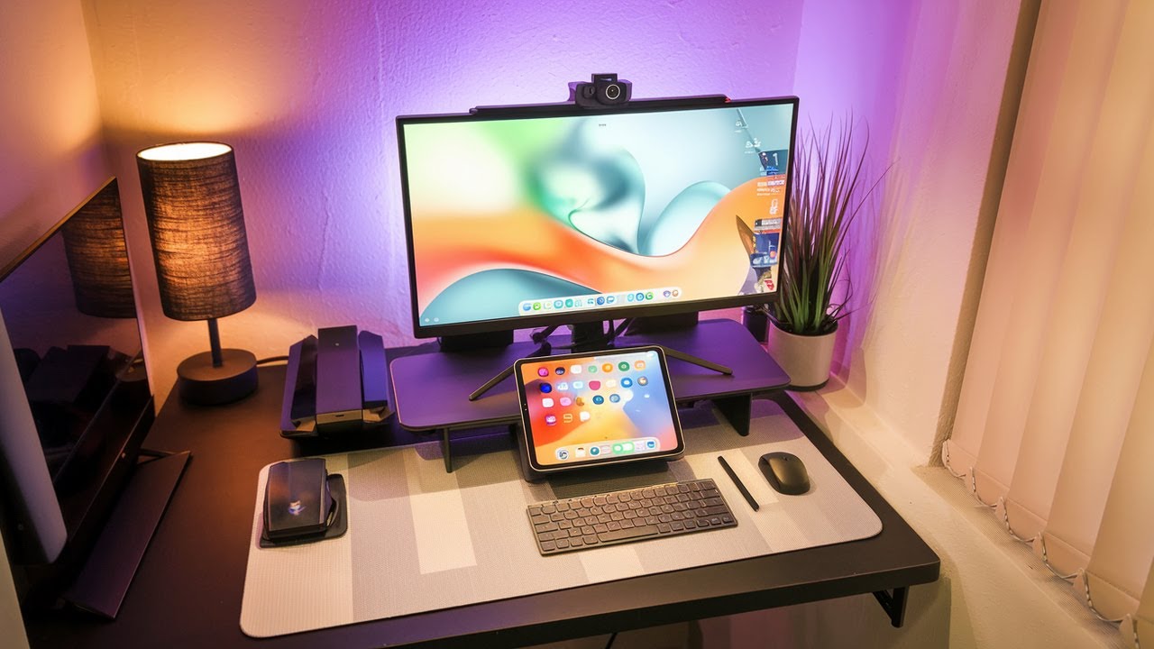 iPad Desk Set Up in 2023 - Better than a Computer? - YouTube