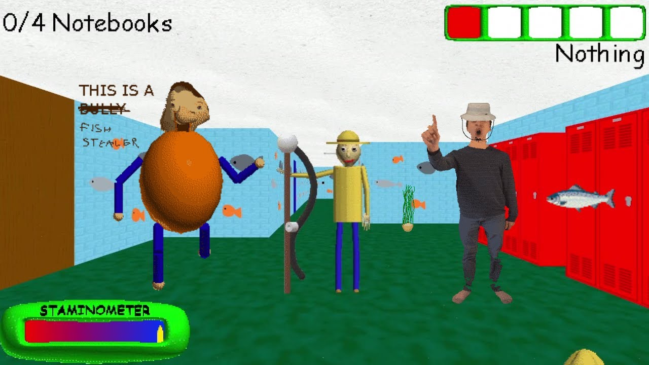 Baldi Loves Fishing! (BB+ V0.5.2 Mod) - YouTube