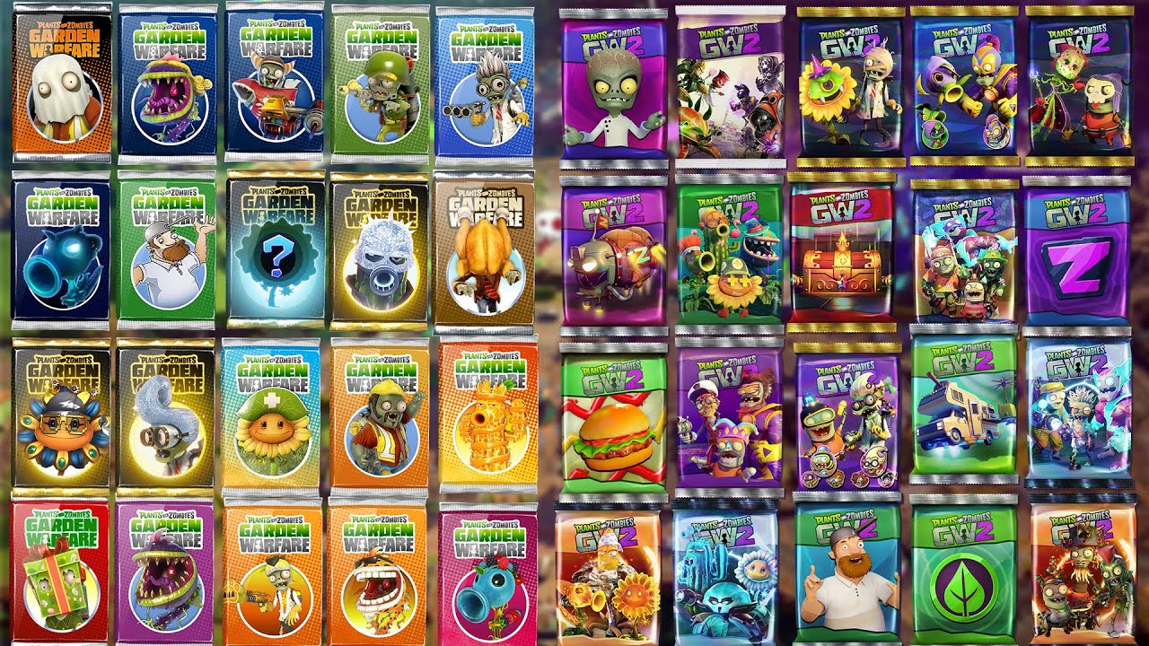 All Sticker Pack Covers Showcase | Garden Warfare 2 - YouTube