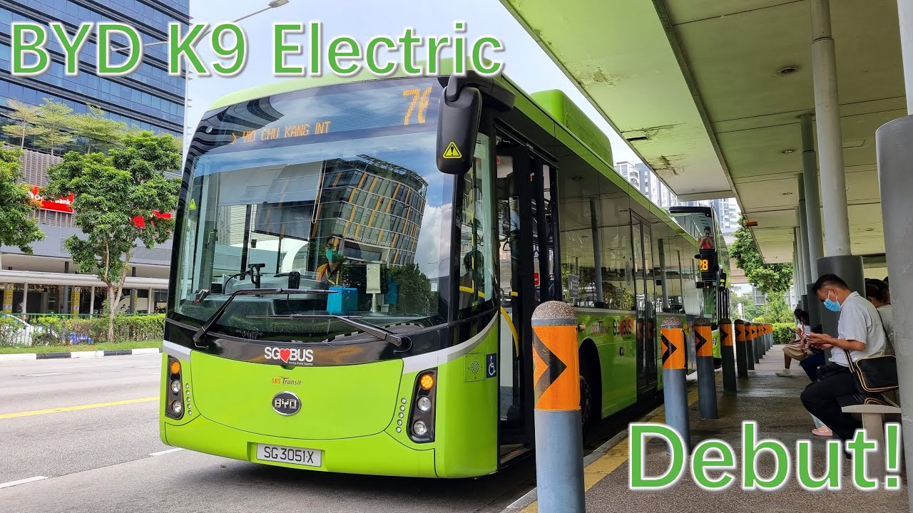 [SBST]Debut! - BYD K9 Electric Buses On Service 76 - YouTube