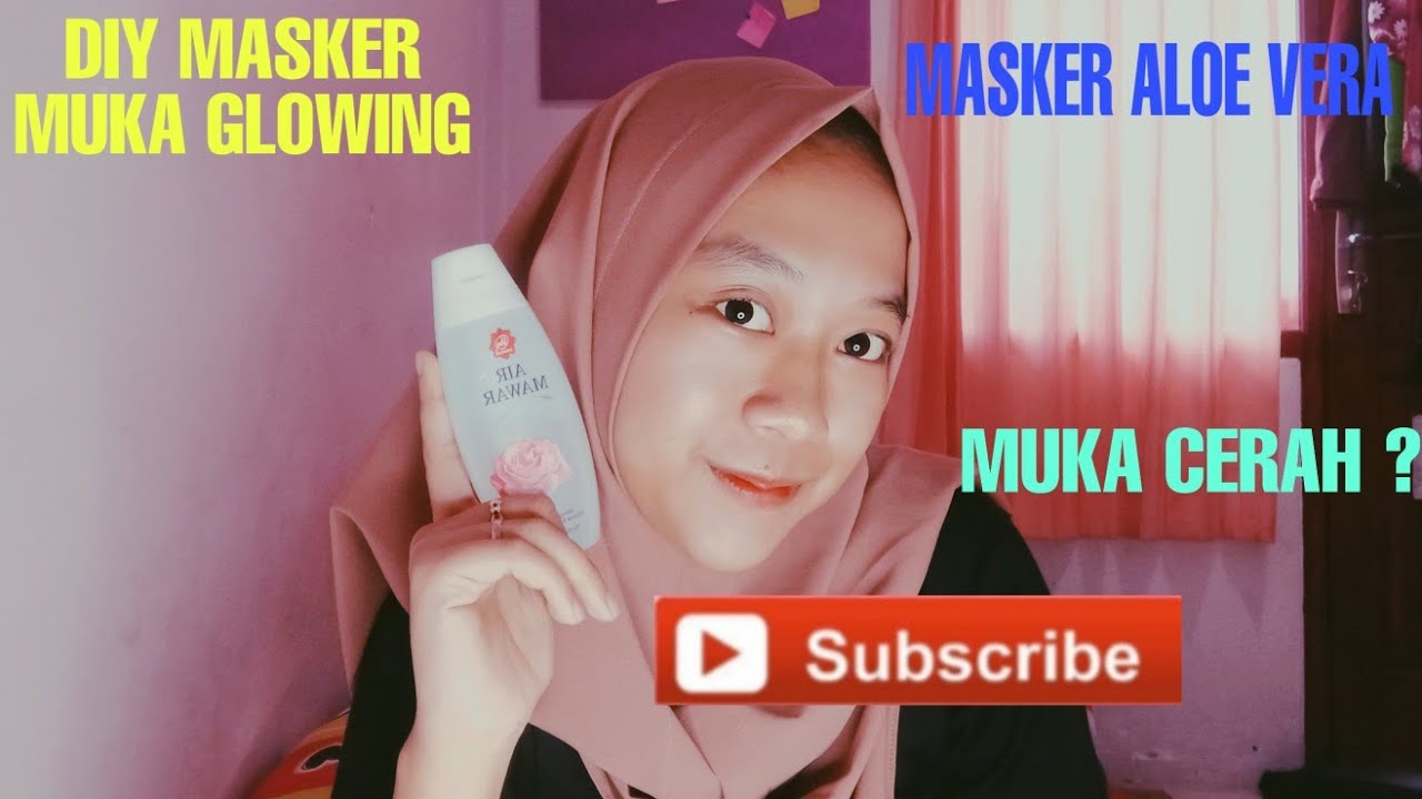 MASKER MUKA GLOWING II DIY MASKER MUKA - YouTube