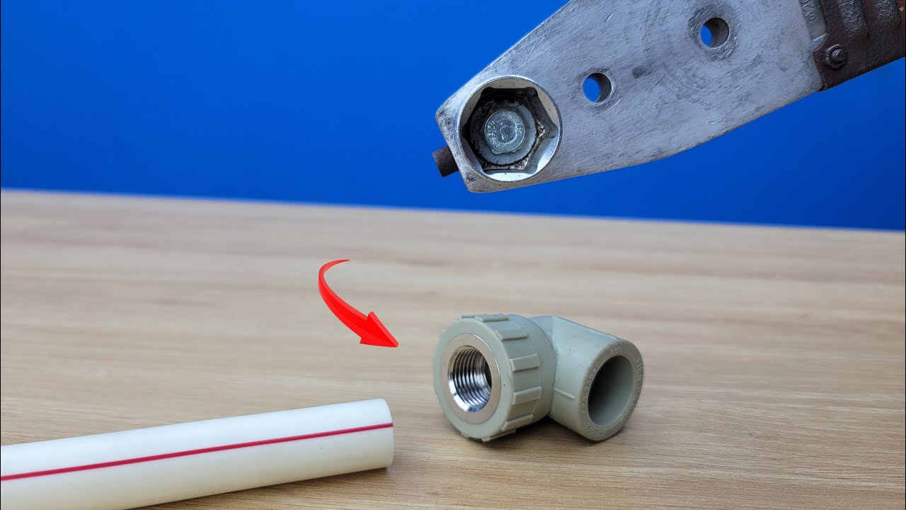 An ancient craftsman reveals this! how create detachable plastic pipe ...