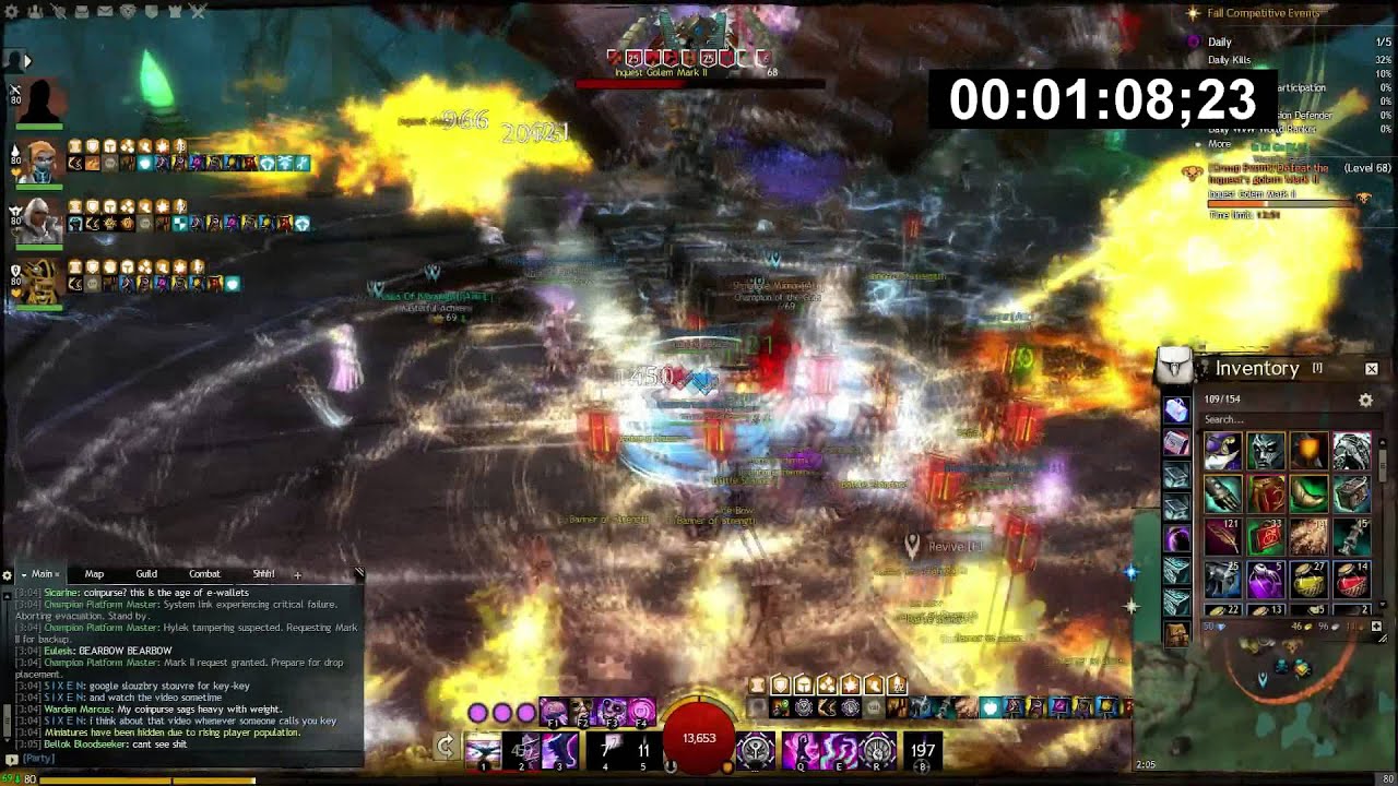 GW2 1:56 Inquest Golem Mark-II Kill [Att] - YouTube