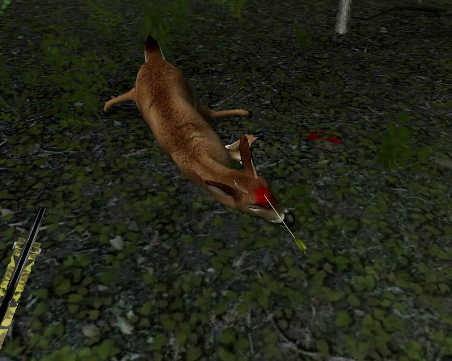 Deer hunter 2005 bow head shot - YouTube