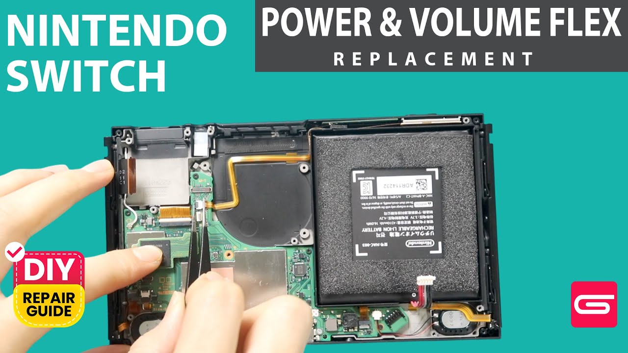 Nintendo Switch Power & Volume Flex Replacement - YouTube