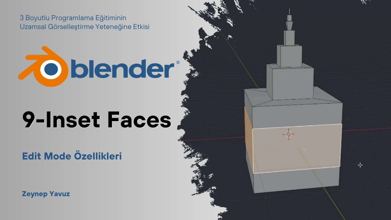 Blender Eğitimi - 9 - Inset Faces - YouTube