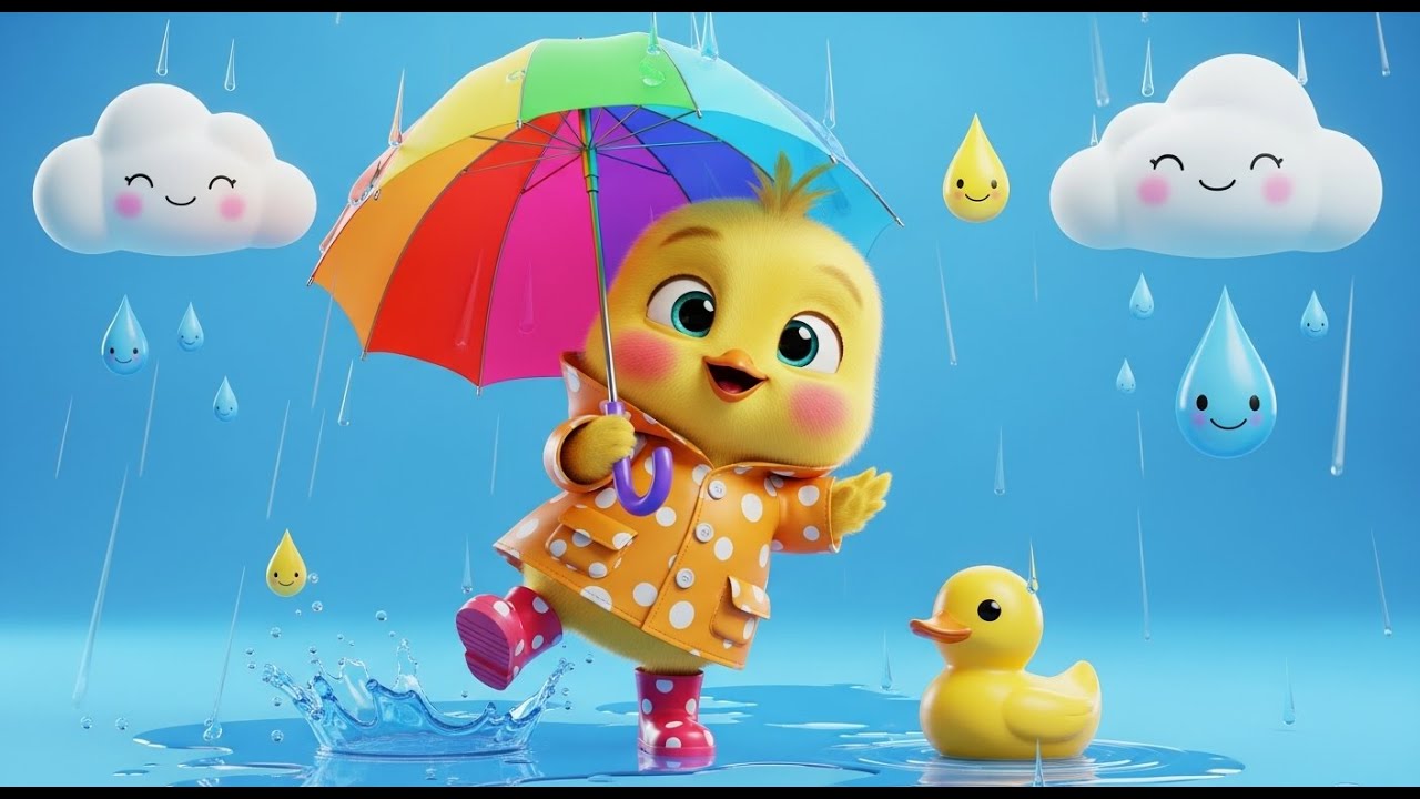 Rain Rain Go Away – Chikki the Cheeky Chick Nursery Rhymes & Kids Song ...