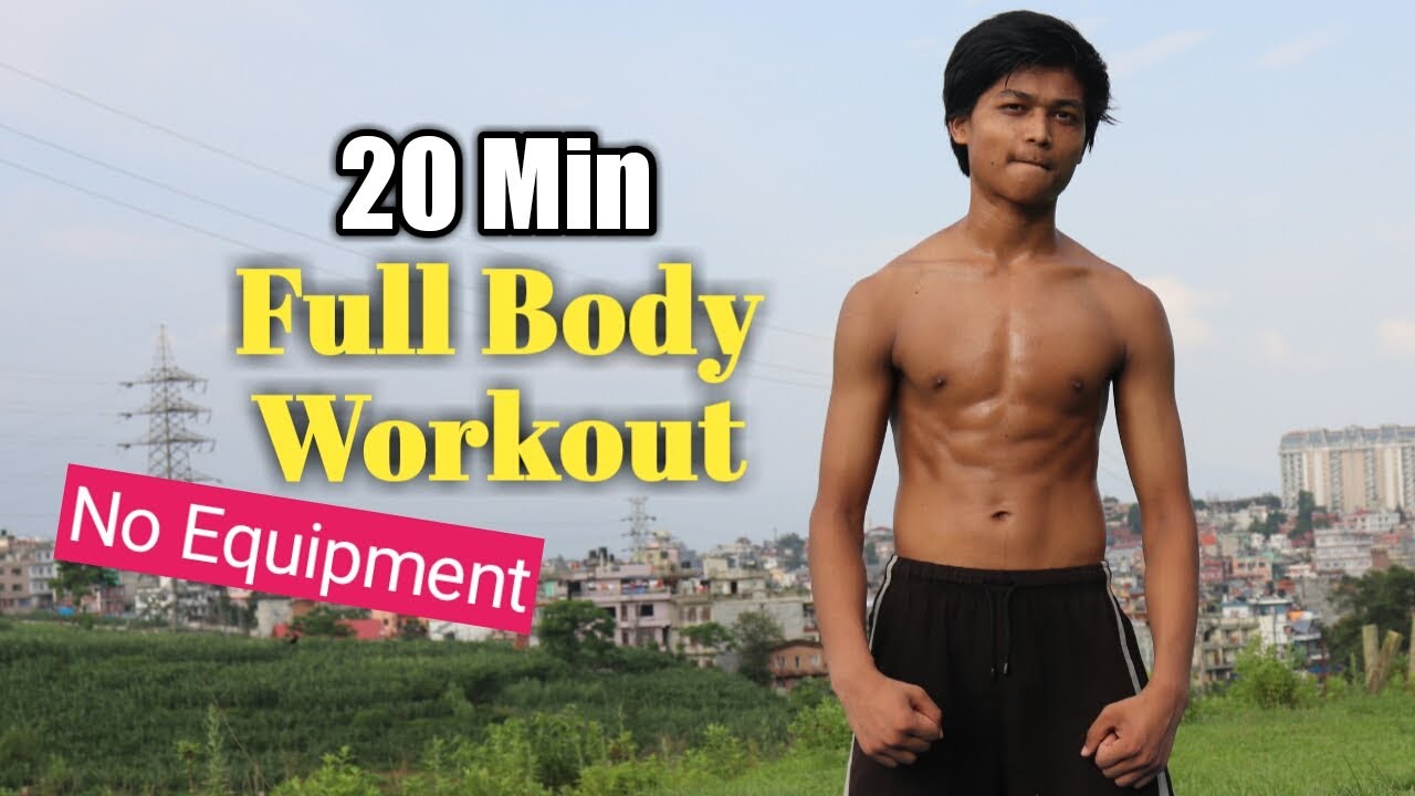 20 Min Full Body Workout | No Equipment | No Gym - YouTube