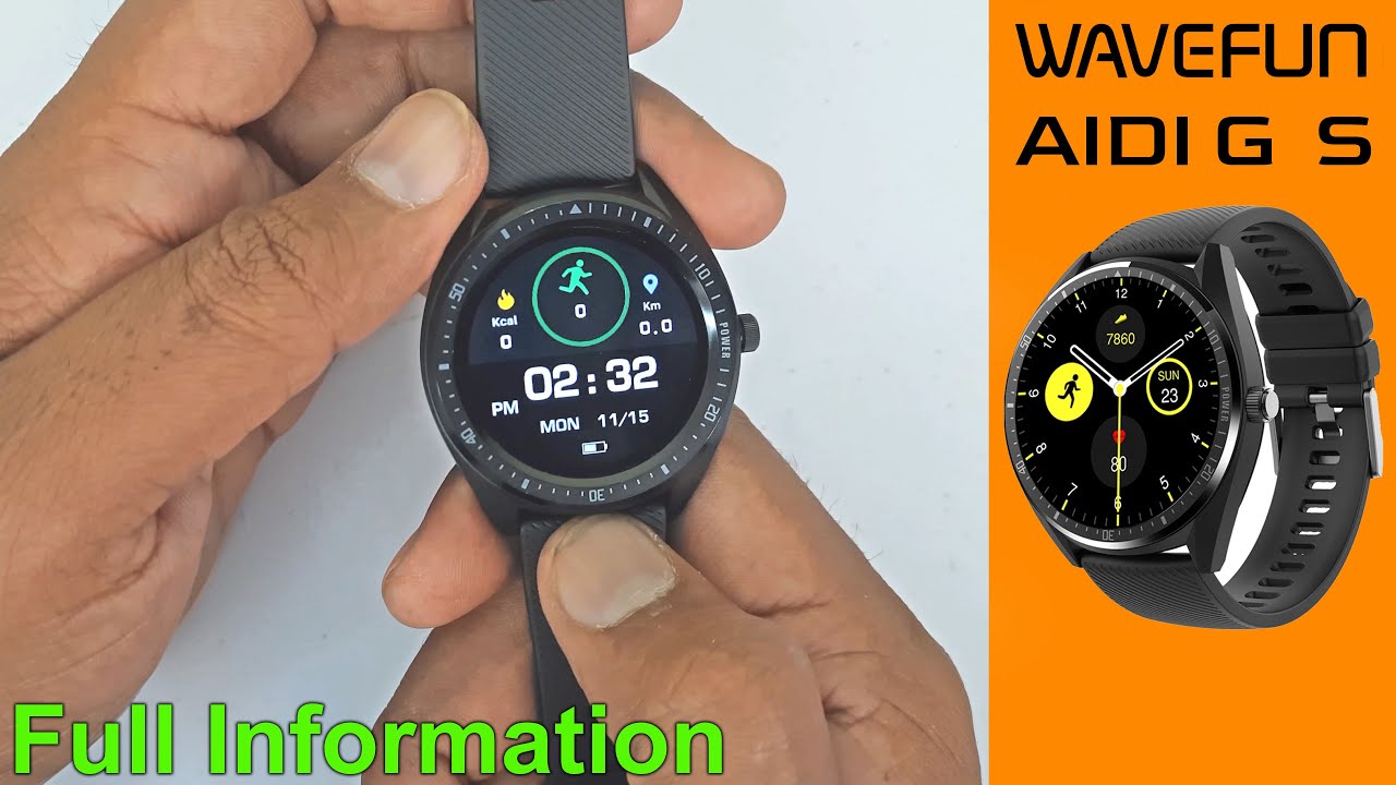 Wavefun Aidig S Smartwatch wireless Bluetooth Fitness Tracker Unboxing ...
