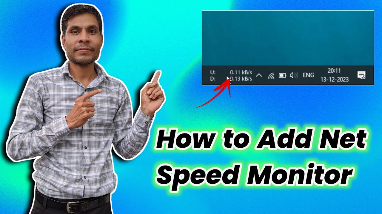 How to Add Net Speed Monitor to Windows Taskbar - YouTube