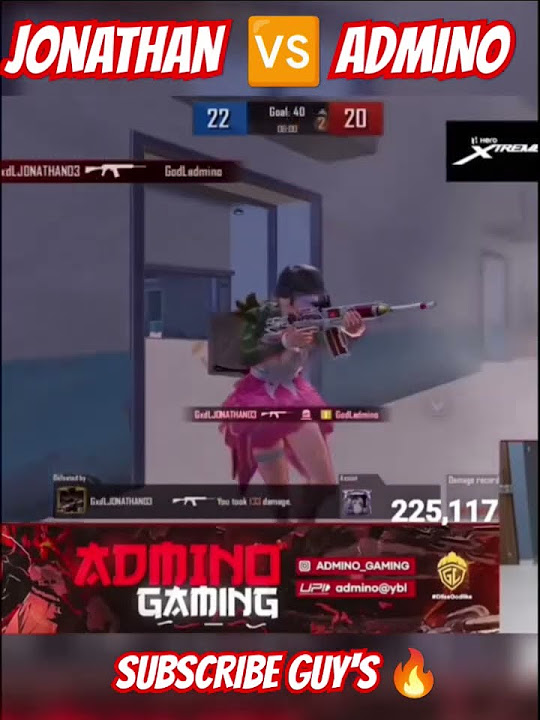 Jonathan 🆚 Admino 1v1🔥☠️@JONATHANGAMINGYT@admino_gaming19#bgmi #pubgmobile #battleroyalegame ...
