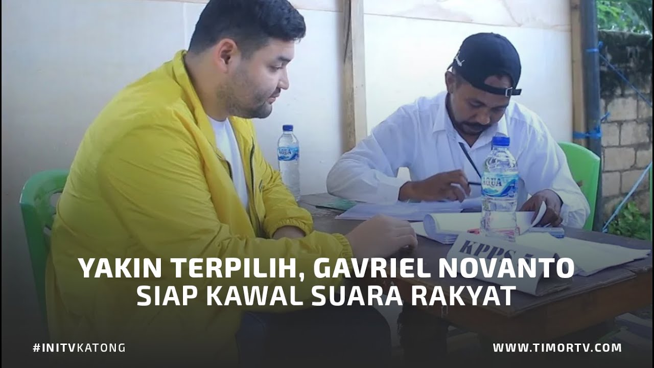 YAKIN TERPILIH, GAVRIEL NOVANTO SIAP KAWAL SUARA RAKYAT - YouTube