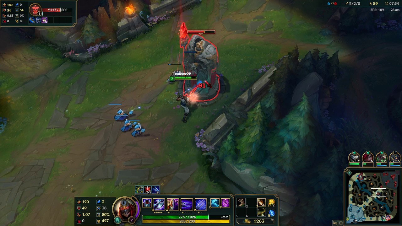 new game mode URF playing as Zed! - YouTube