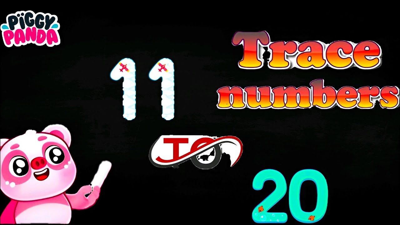 How to write a Number 11 to 20 | Write Number 123 tracing | Kids ...