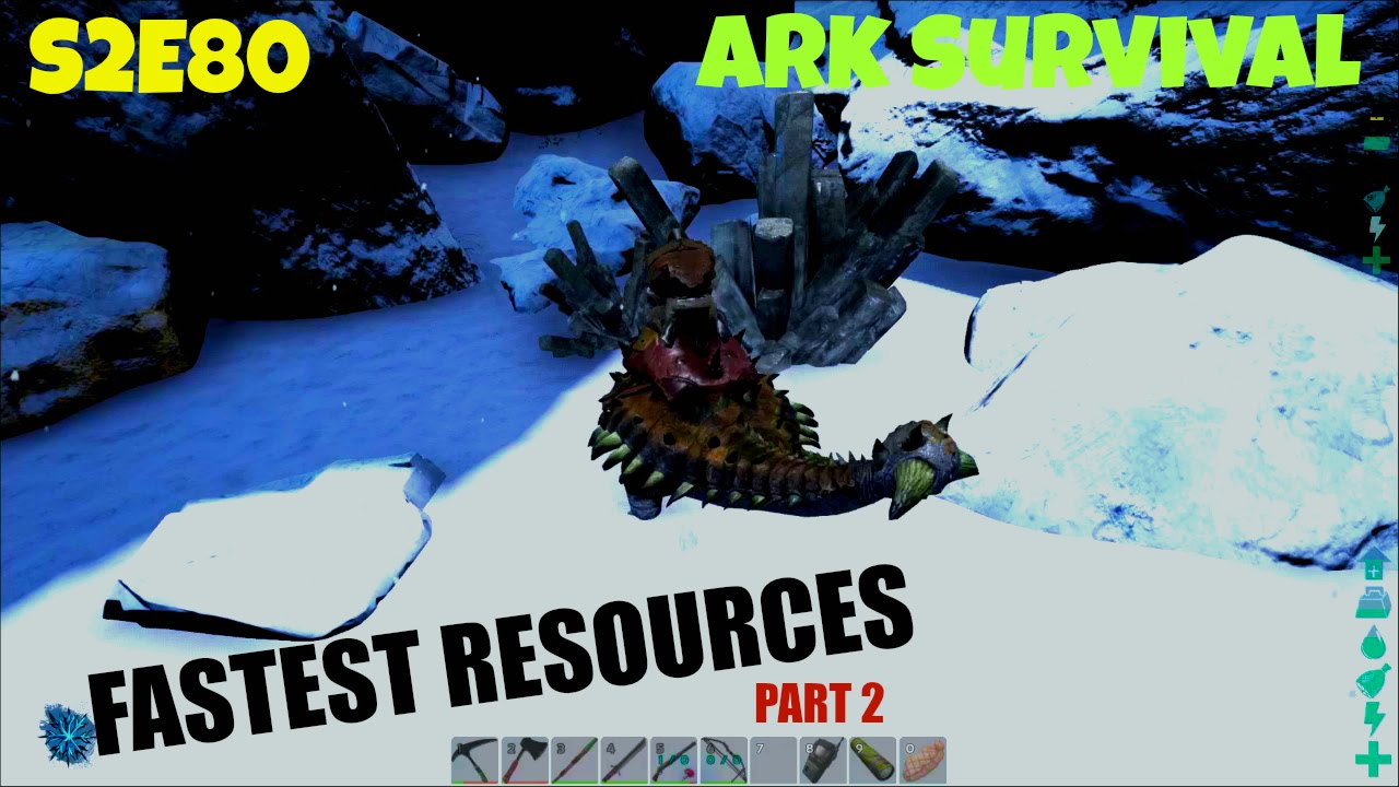 Resource GATHERING Guide - Crystal, Stone, Chitin, and More - ARK ...