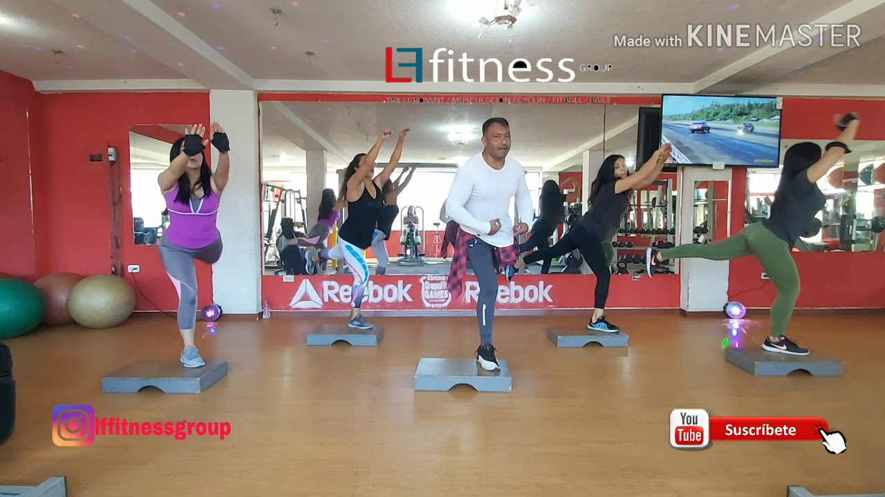 Clases de #STEP AVANZADO en casa con LUIS GRIJALVA #step #aerobica # ...