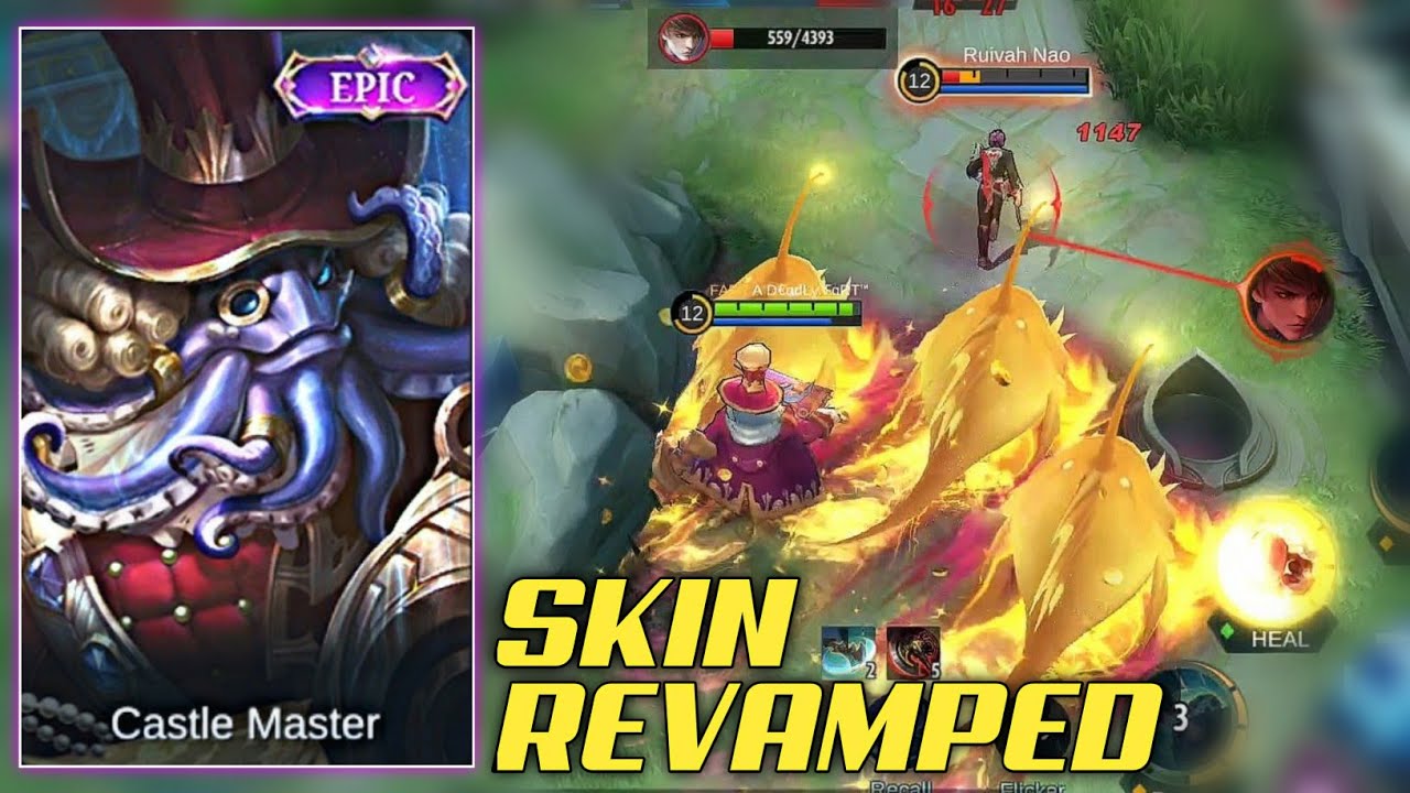 THIS IS AMAZING! BANE'S REVAMPED CASTLE MASTER EPIC SKIN - YouTube