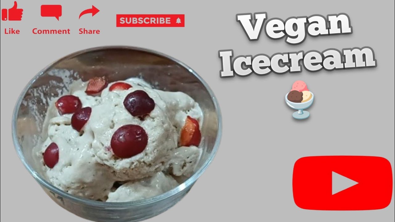 vegan Icecream 🍨 l Na Doodh Na Cream Na Chini l Only fruit n Dryfruit ...