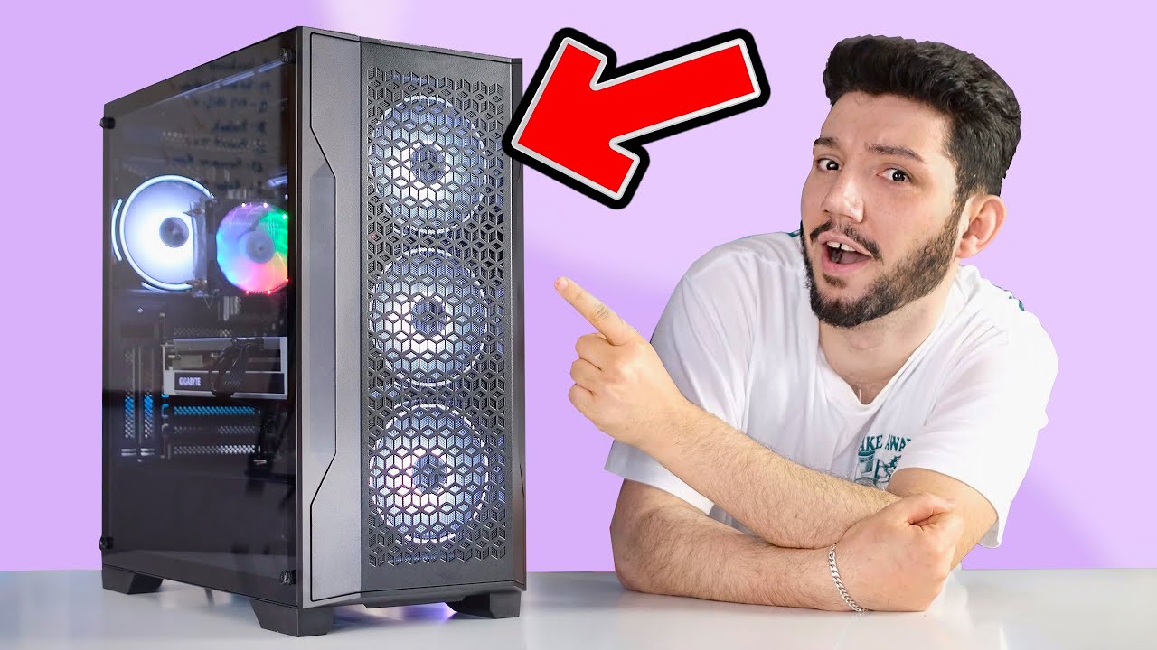 ADAMLAR BUZ GİBİ GAMING BİLGİSAYAR KASASI YAPMIŞ - YouTube