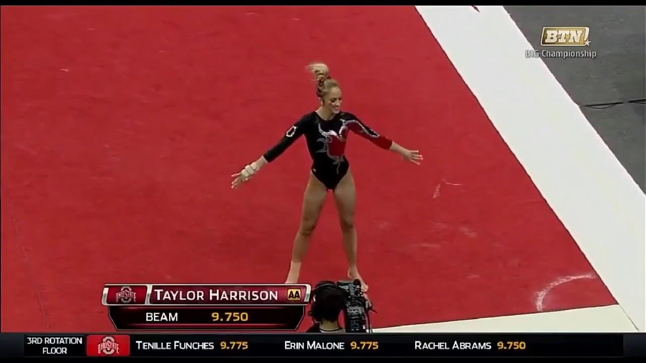 Taylor Harrison (Ohio State) 2016 Big Ten Championships 9.85 - YouTube