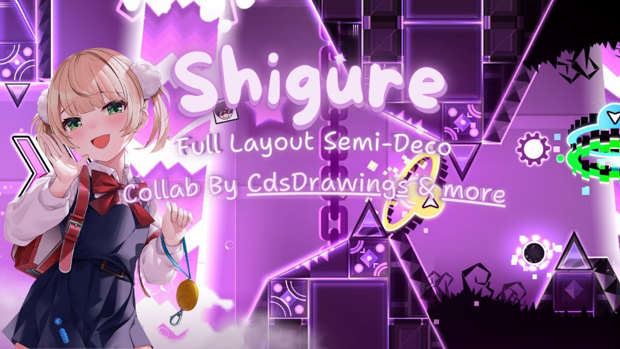 "Shigure" (Extreme Demon) Full Collab Layout Showcase - Geometry Dash ...
