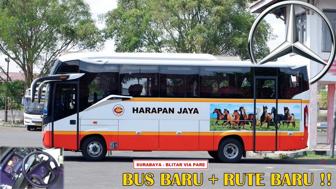 NAIK ARMADA TERBARUNYA ! Bus Patas Medium Chasis Mercy | Trip Po ...