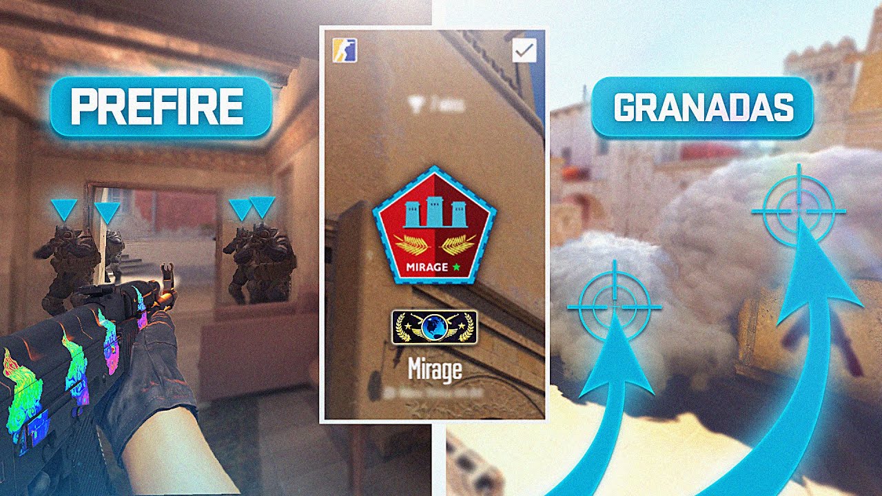 FAÇA ISSO e fique PRO na MIRAGE!! NOVOS MAPAS de treino no CS2 (Mira ...