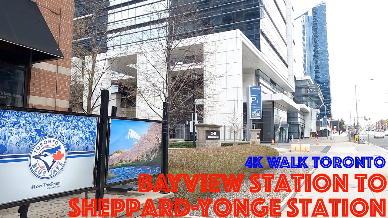 TTC Subway Bayview Station - Sheppard-Yonge Station: 4K Slow Walk ...