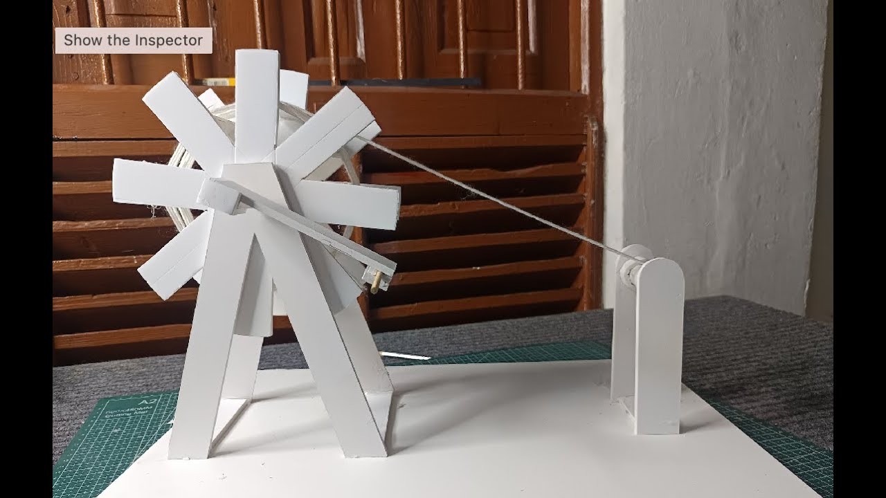 How to make charkha for school project #charka - YouTube