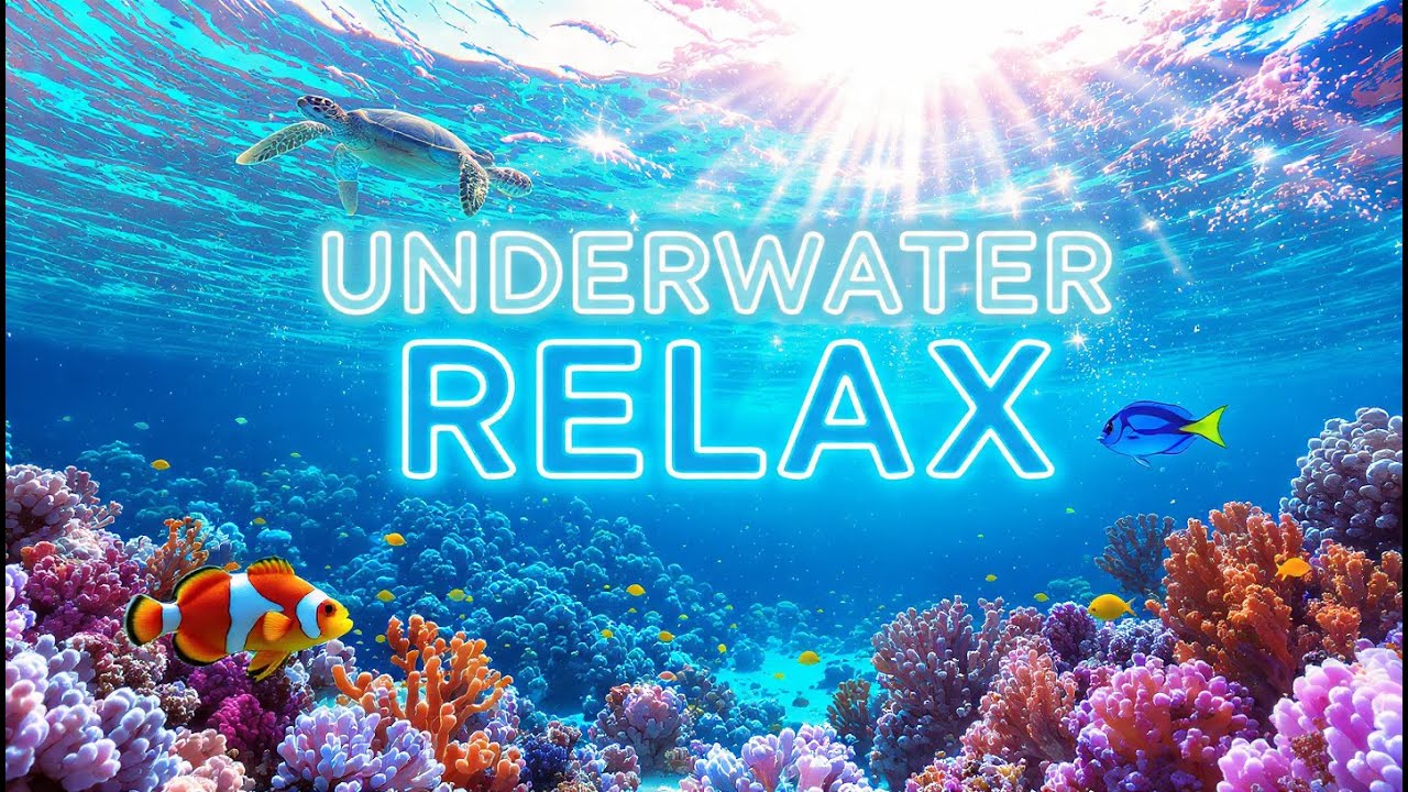 Calm Underwater Journey 🌊 Relaxing Sea Music for Meditation and Sleep ...