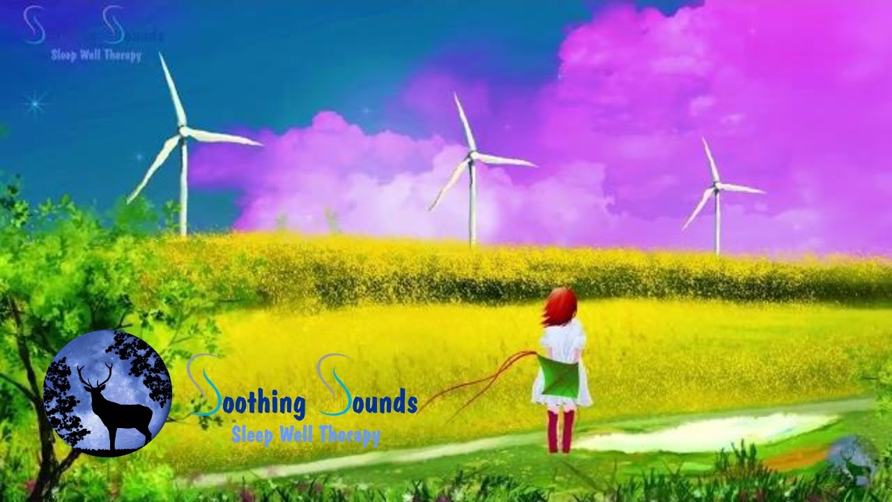 Windmills. Soothing Tranquil Background Music for Meditation, Study ...