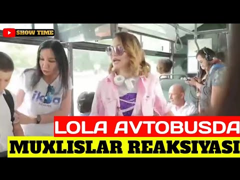 LOLA AVTOBUSDA QOSHIQ KUYLADI MUHLISLARI HAYRATDA KORAMIZ
