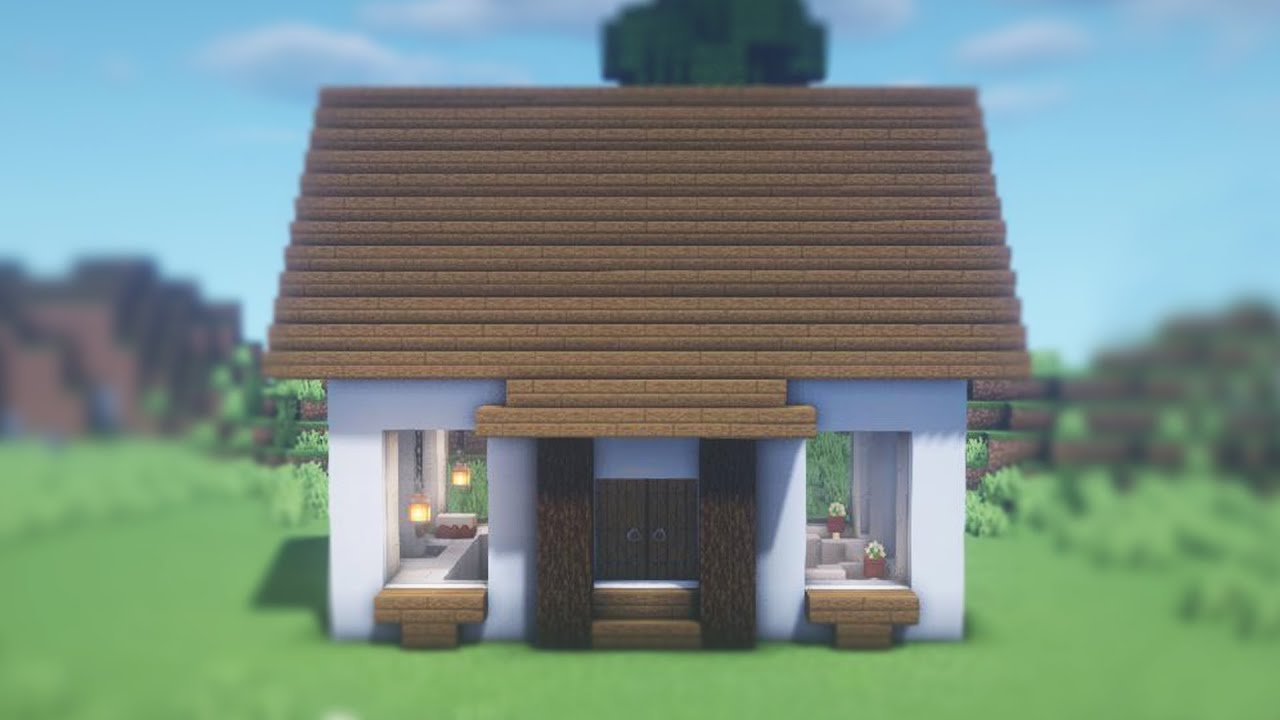 Minecraft🌼: Build a Beautiful and Simple New House #19 - YouTube