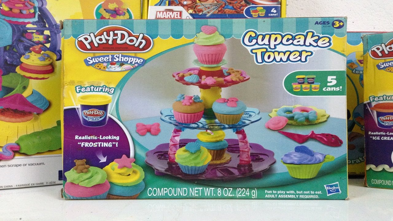 Play-Doh - Cupcake Tower - YouTube