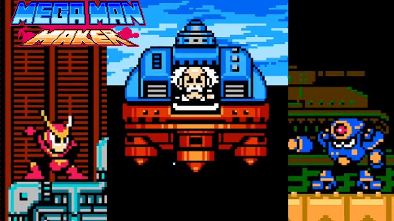 Mega Man Maker Recriei A fase do Quick Man, Napalm Man e MM10 Wily ...