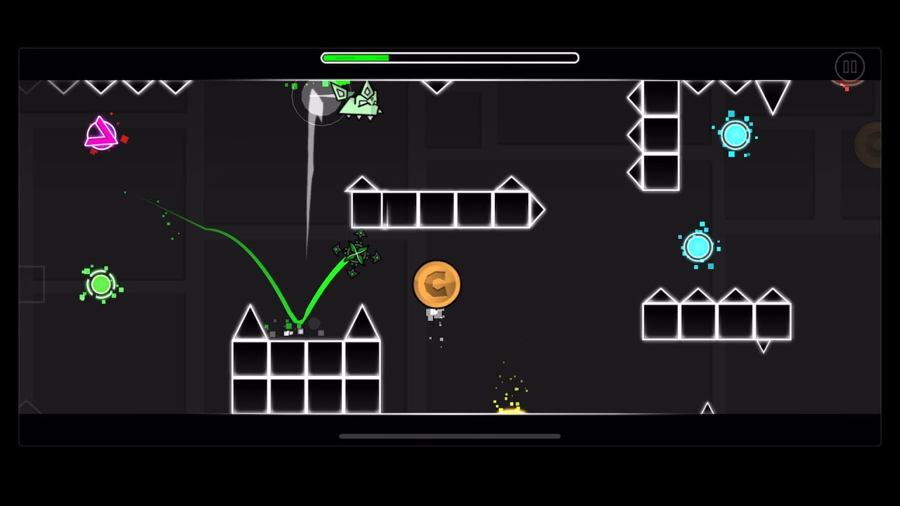 Geometry Dash: "Dual Challenge EZ" by TroxxP1 [3 Coins] (Insane) - YouTube