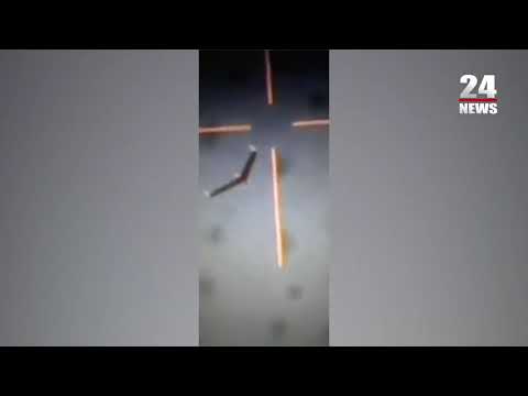 Красивые кадры уничтожения беспилотника Нагорный Карабах