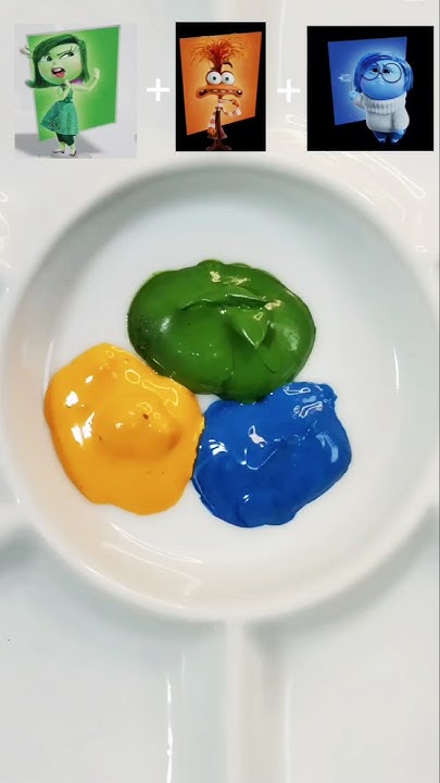 Inside out color #shorts #colormixing #insideout2 #asmr - YouTube