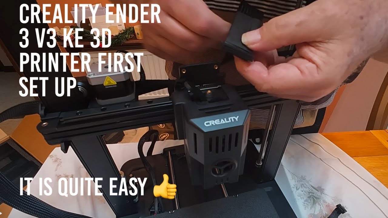 CREALITY ENDER 3 V3 KE ASSEMBLY Set up and first use - YouTube