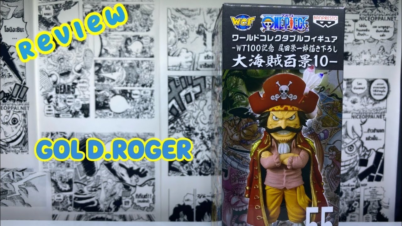 รีวิว wcf one piece gol d roger wt100 vol10 - YouTube