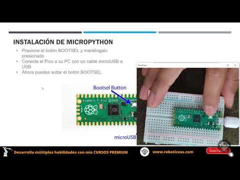 Instalación de MicroPython en Raspberry Pi Pico | Thonny IDE - YouTube