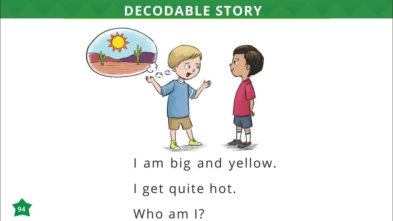 Who Am I DECODABLE STORY /U5 L3/ myView Literacy Grade K - YouTube