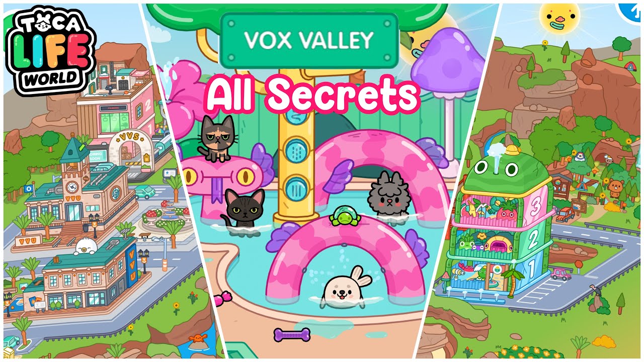 🌷All The Secrets In Vox Valley Tocalifeworld🌍 | Toca Boca Secrets | Vox ...