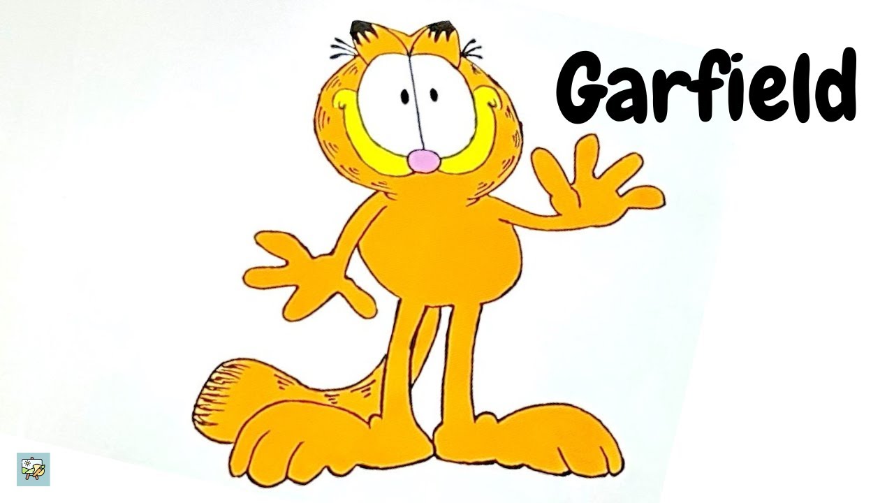 How to Draw Garfield | step by step - YouTube