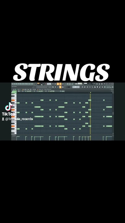 How to create strings pattern in fl studio for beginners - YouTube