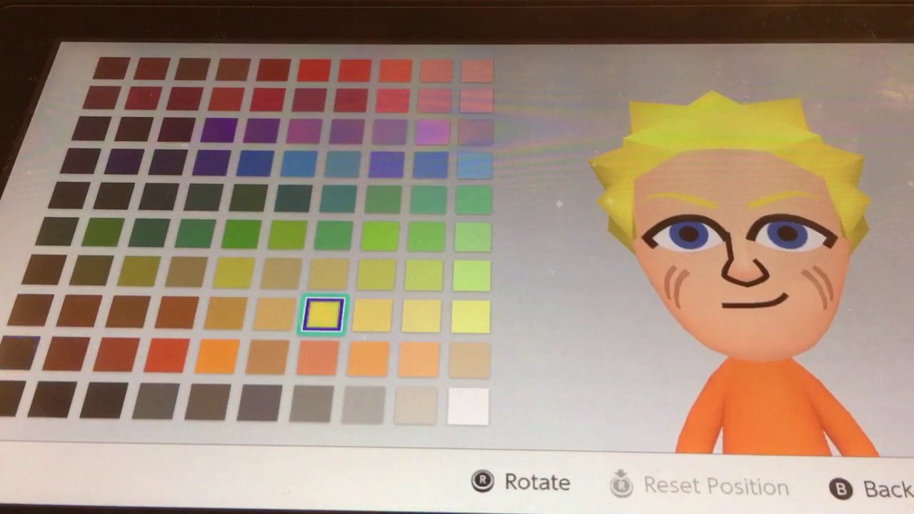 Naruto Mii Tutorial - YouTube