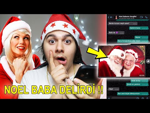 NOEL BABA'NIN SEVGİLİSİYLE WHATSAPP'tan KONUŞTUM !! (Noel Baba Çıldırdı)