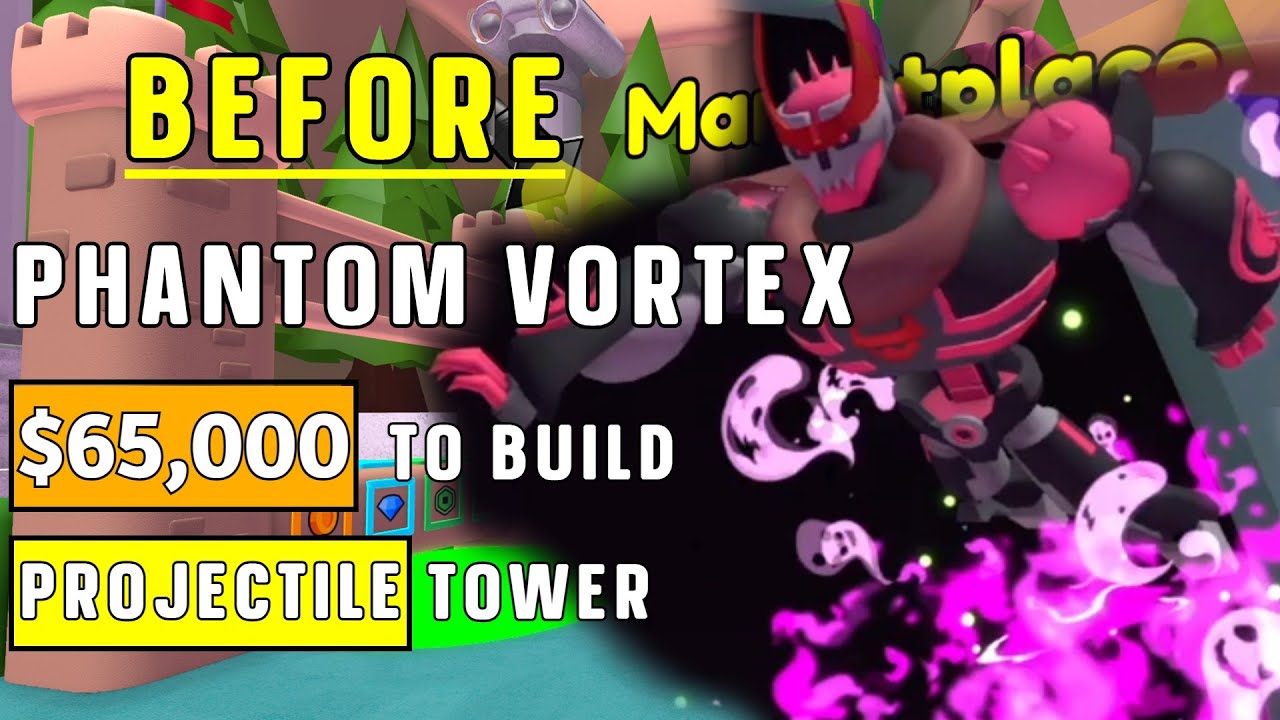 PHANTOM VORTEX Tower Info [Before Marketplace in World Defenders TD] - YouTube