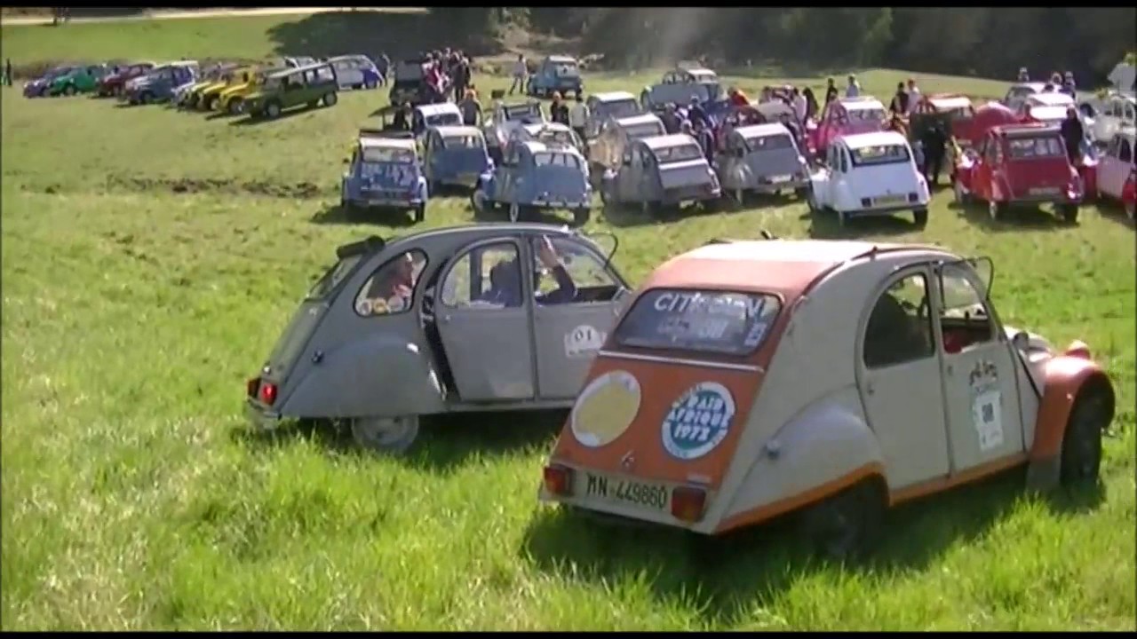 20ème Route d'Or - 2017 - 2cv Club Côte d'Azur - YouTube